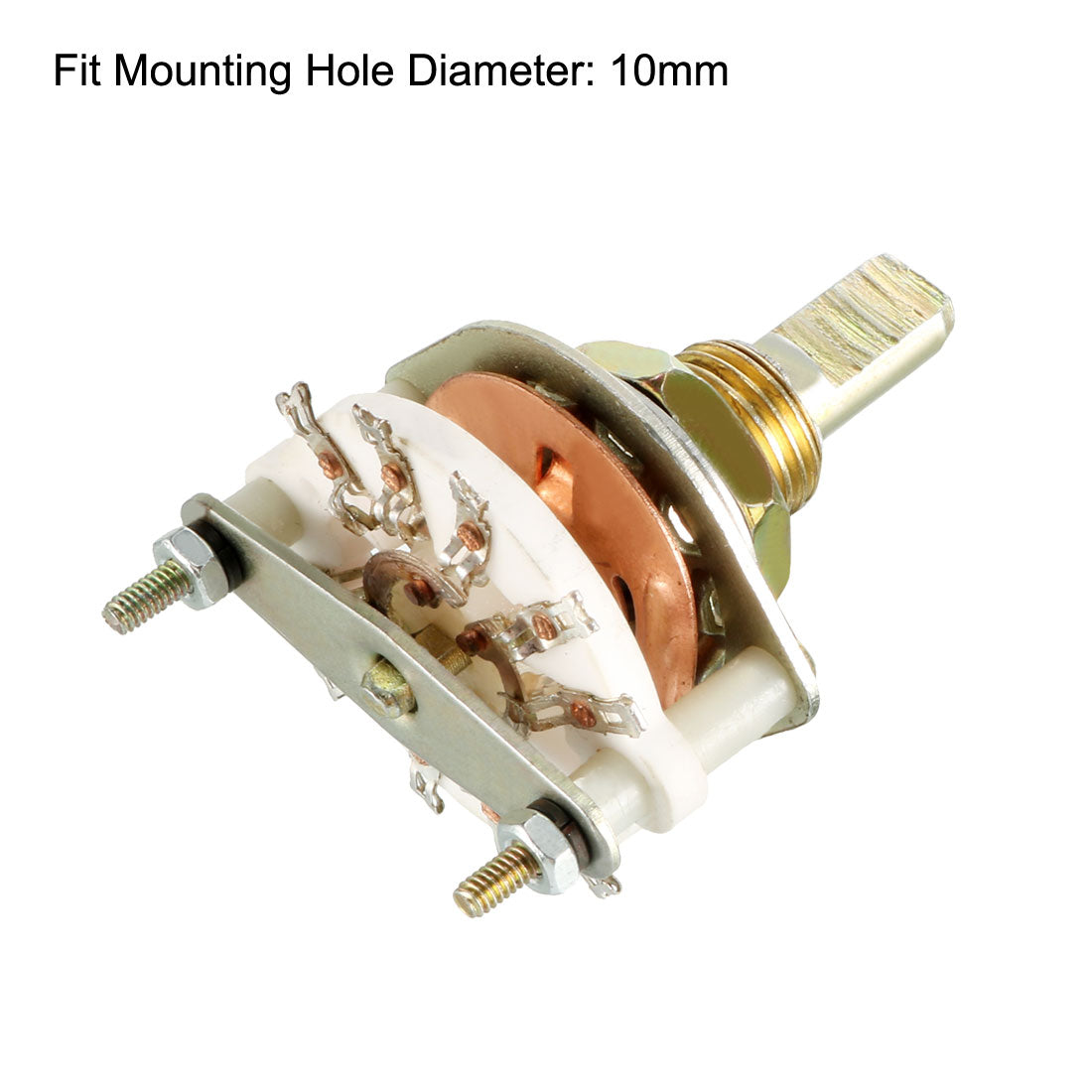 Uxcell 2P4T 2 Pole 4 Position Selectable Single Deck Band Channel ...