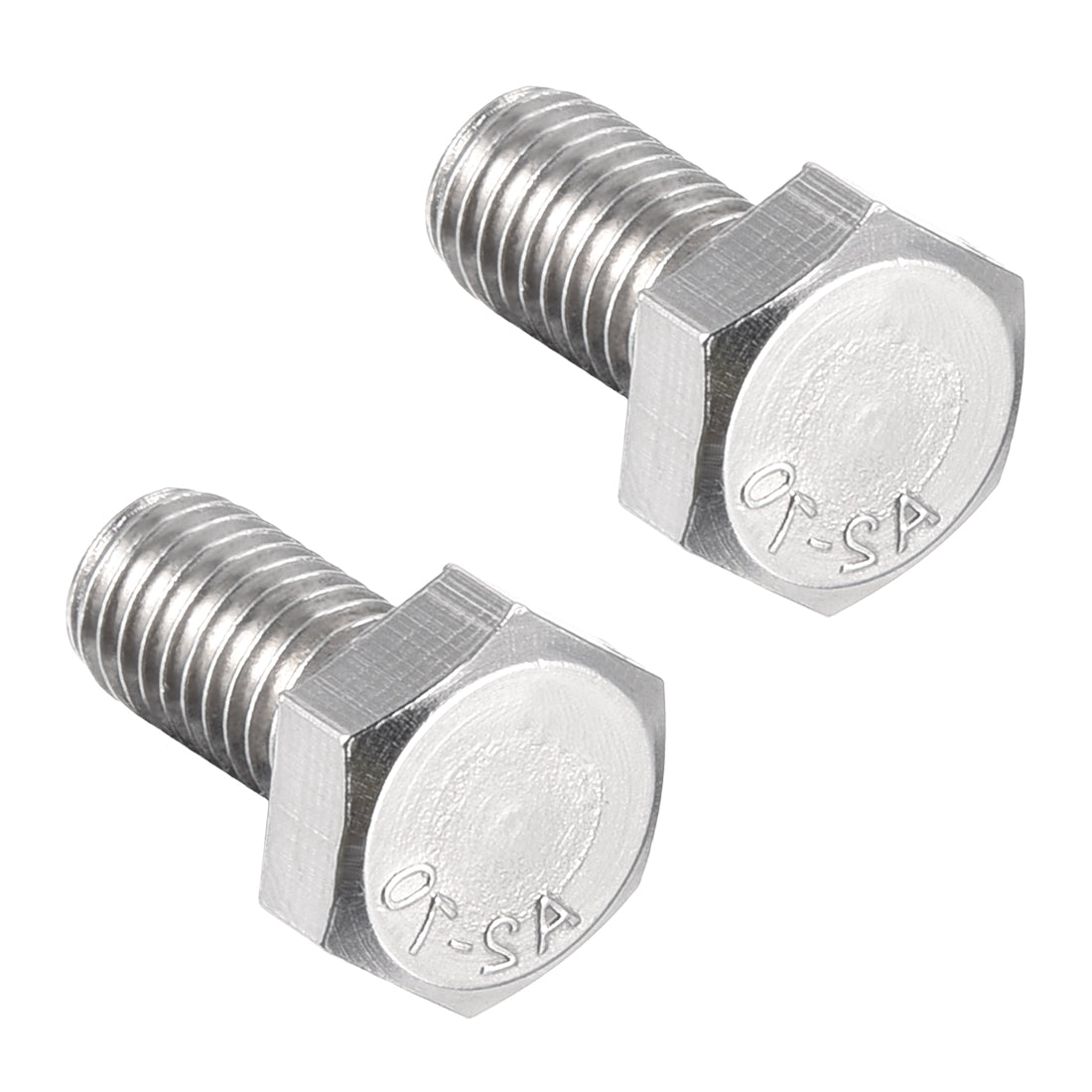 Uxcell M8x16mm Hex Bolts 304 Stainless Steel Hexagon Left Hand Screw ...