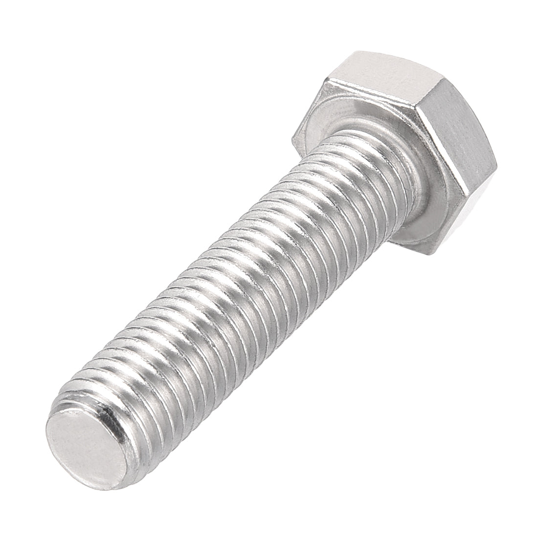 Uxcell M12x50mm Hex Bolts 304 Stainless Steel Hexagon Left Hand Screw ...