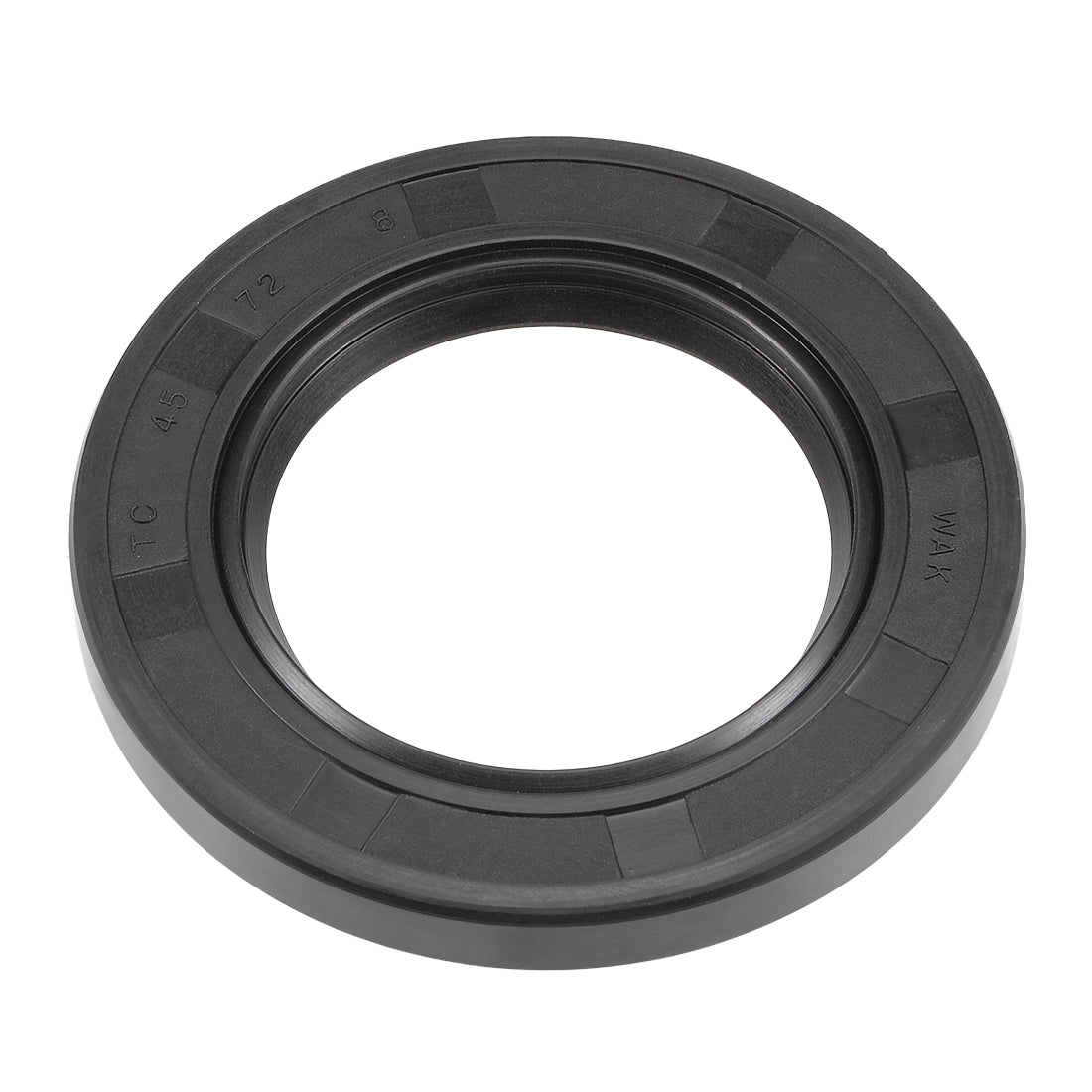 Uxcell Oil Seal, TC 45mm x 72mm x 8mm, Nitrile Rubber Cover Double Lip ...