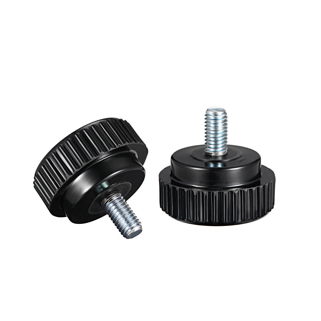 Uxcell M8 x 20mm Male Thread Knurled Clamping Knobs Grip Thumb Screw on Type 5 Pcs | Harfington