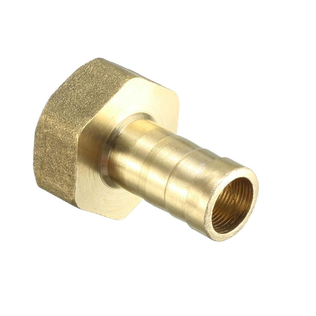 Uxcell Brass Barb Hose Fitting Connector Adapter 12mm Barbed x 1/2 PT ...
