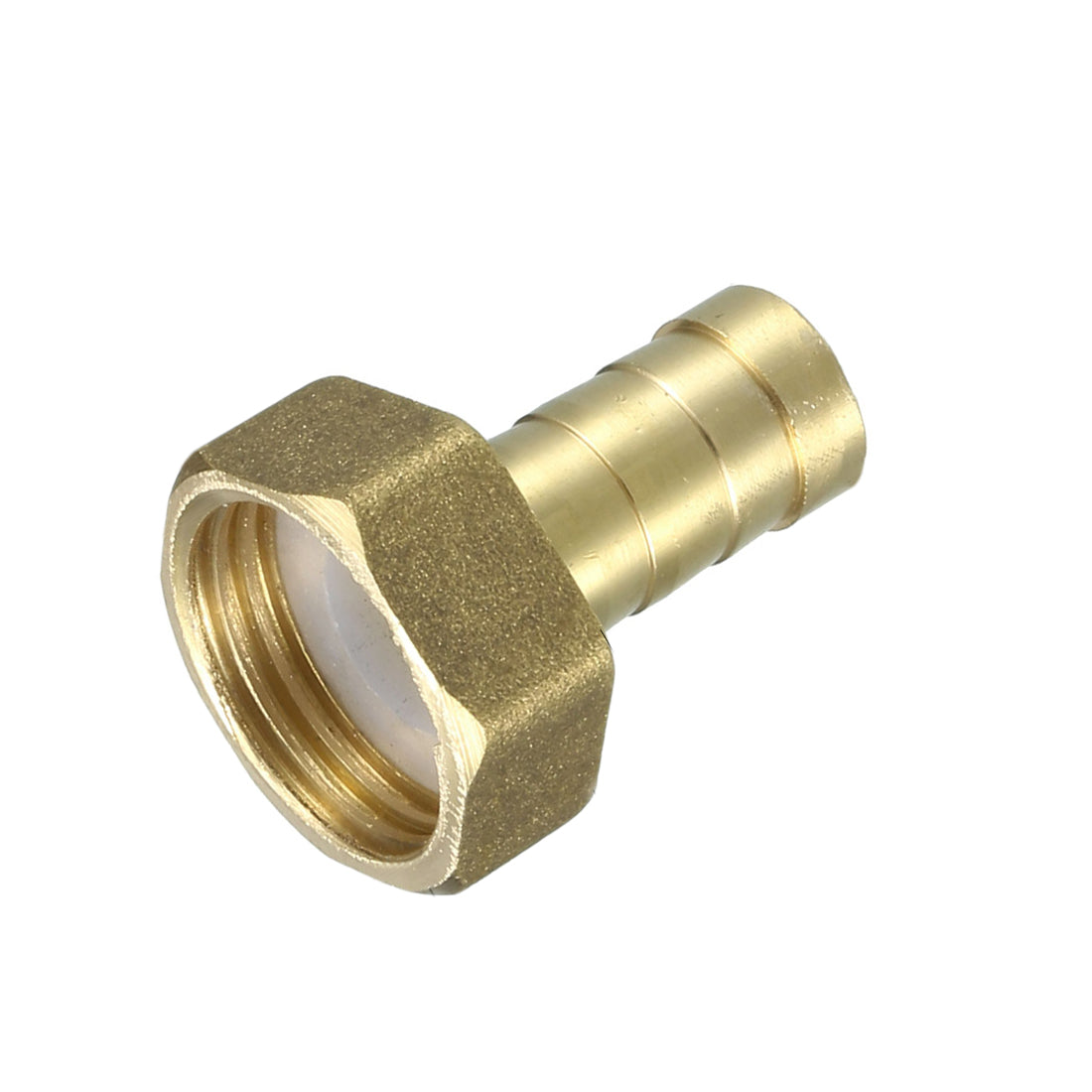 Uxcell Brass Barb Hose Fitting Connector Adapter 12mm Barbed x 1/2 PT ...