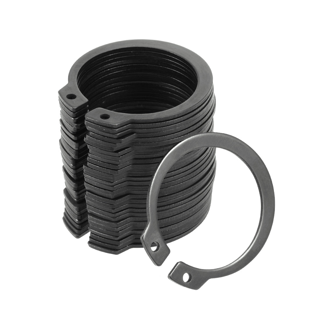 Uxcell 33.5mm External Circlips C-Clip Retaining Shaft Snap Rings 65Mn ...