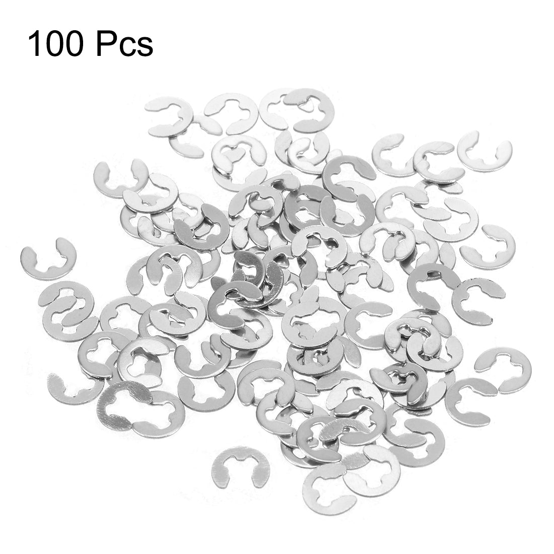 Uxcell 6mm External Circlips Retaining Shaft Snap Rings 304 Stainless ...