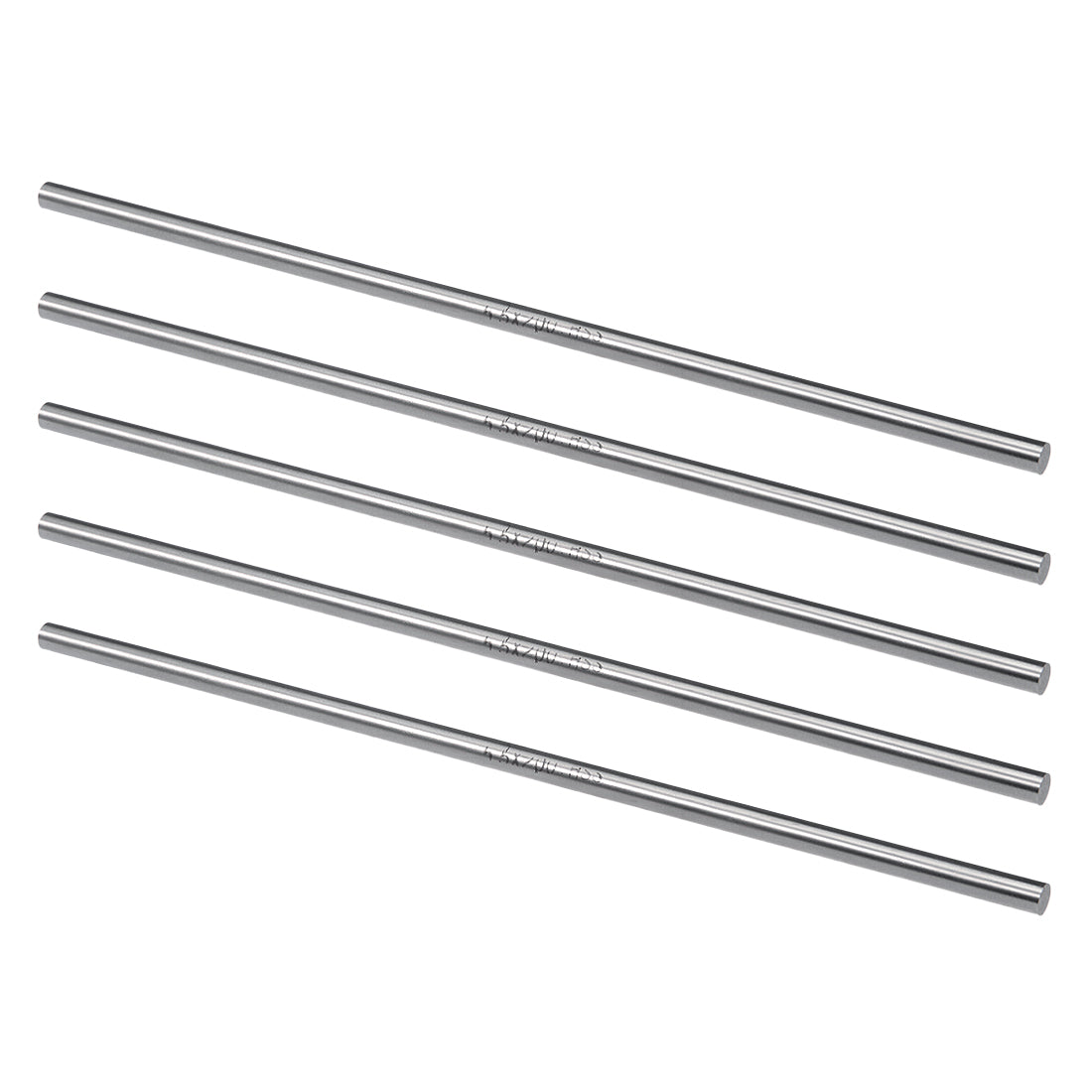 Uxcell Round Metal Rods 5.5mm x 200mm High Speed Steel (HSS) Lathe Bar ...