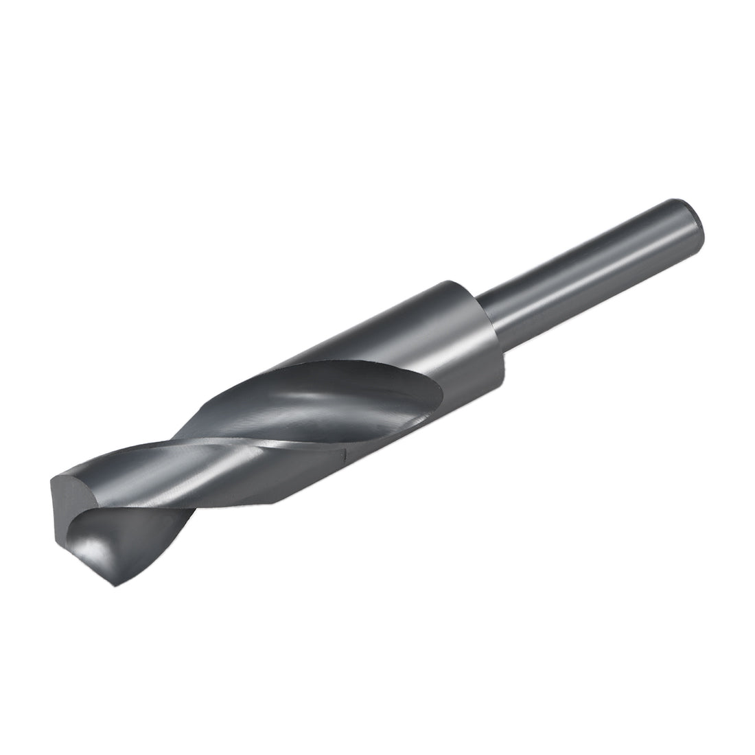Uxcell Reduced Shank Drill Bit 24mm HSS 6542 Black Oxide with 1/2 Inch ...