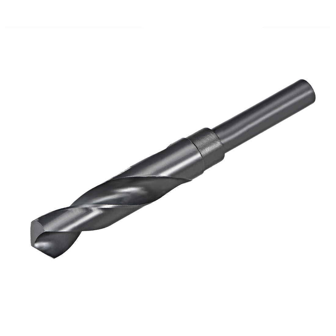 Uxcell Reduced Shank Drill Bit 27mm HSS 6542 Black Oxide with 1/2 Inch ...