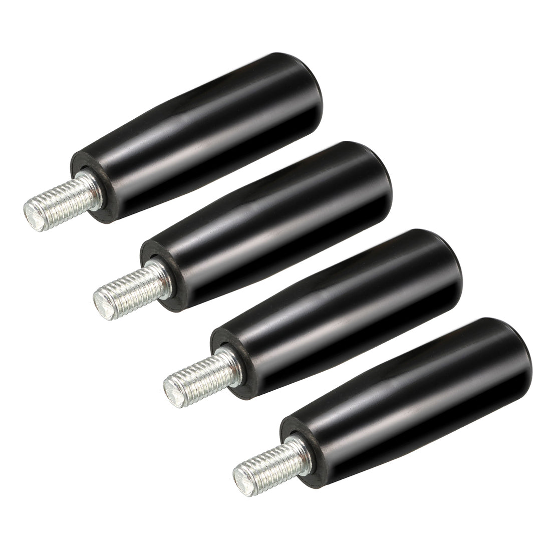 Uxcell 4Pcs Revolving Handwheel Machine Handle M8 Male Threaded Stem ...