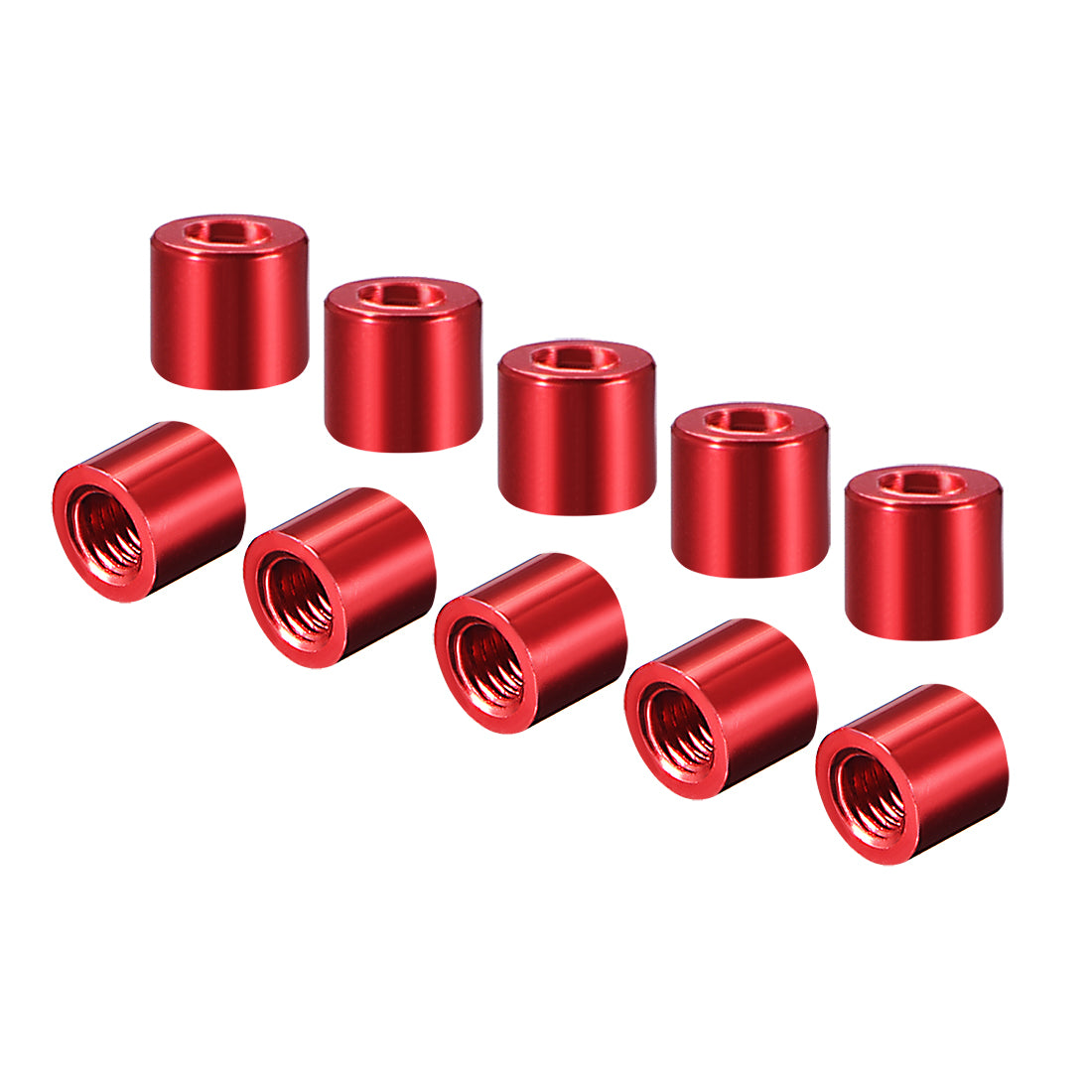 Uxcell Round Aluminum Standoff Column Spacer M3x5mm,for RC Airplane,FPV ...