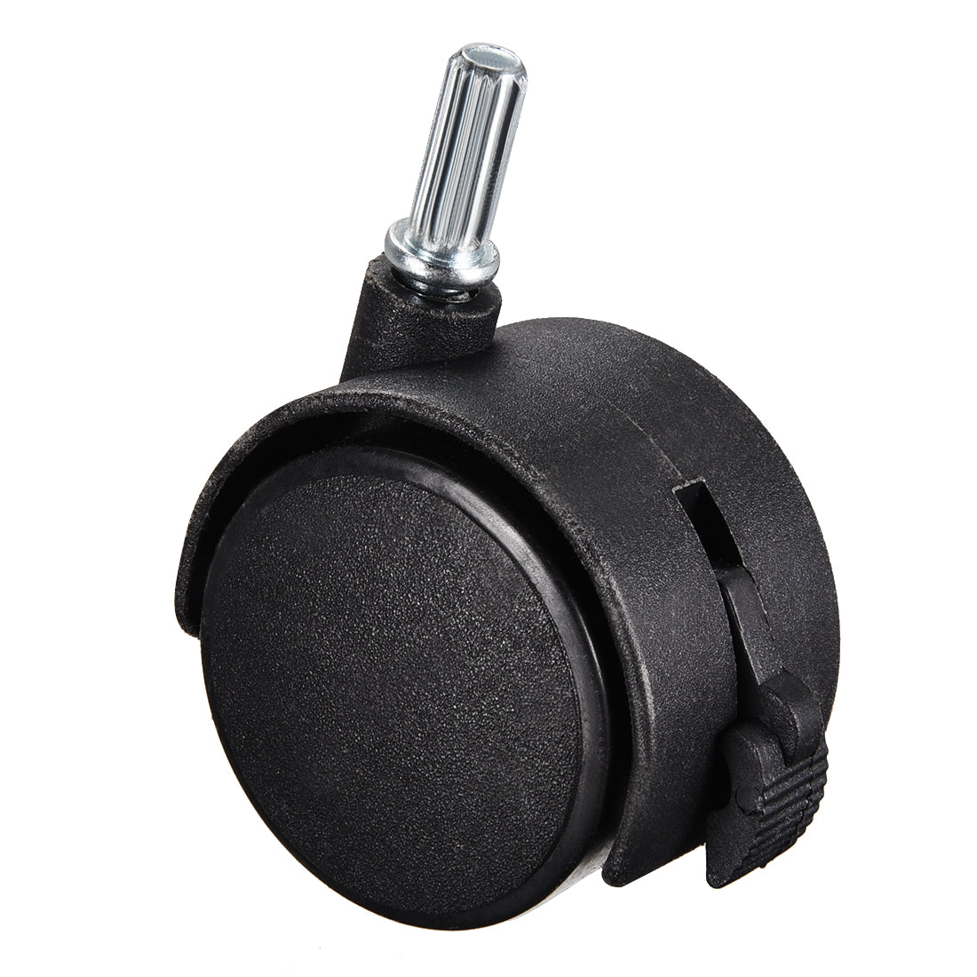 Uxcell 2inch Swivel Casters Nylon Twin Wheel 8mmx20mm Stem Furnitures ...