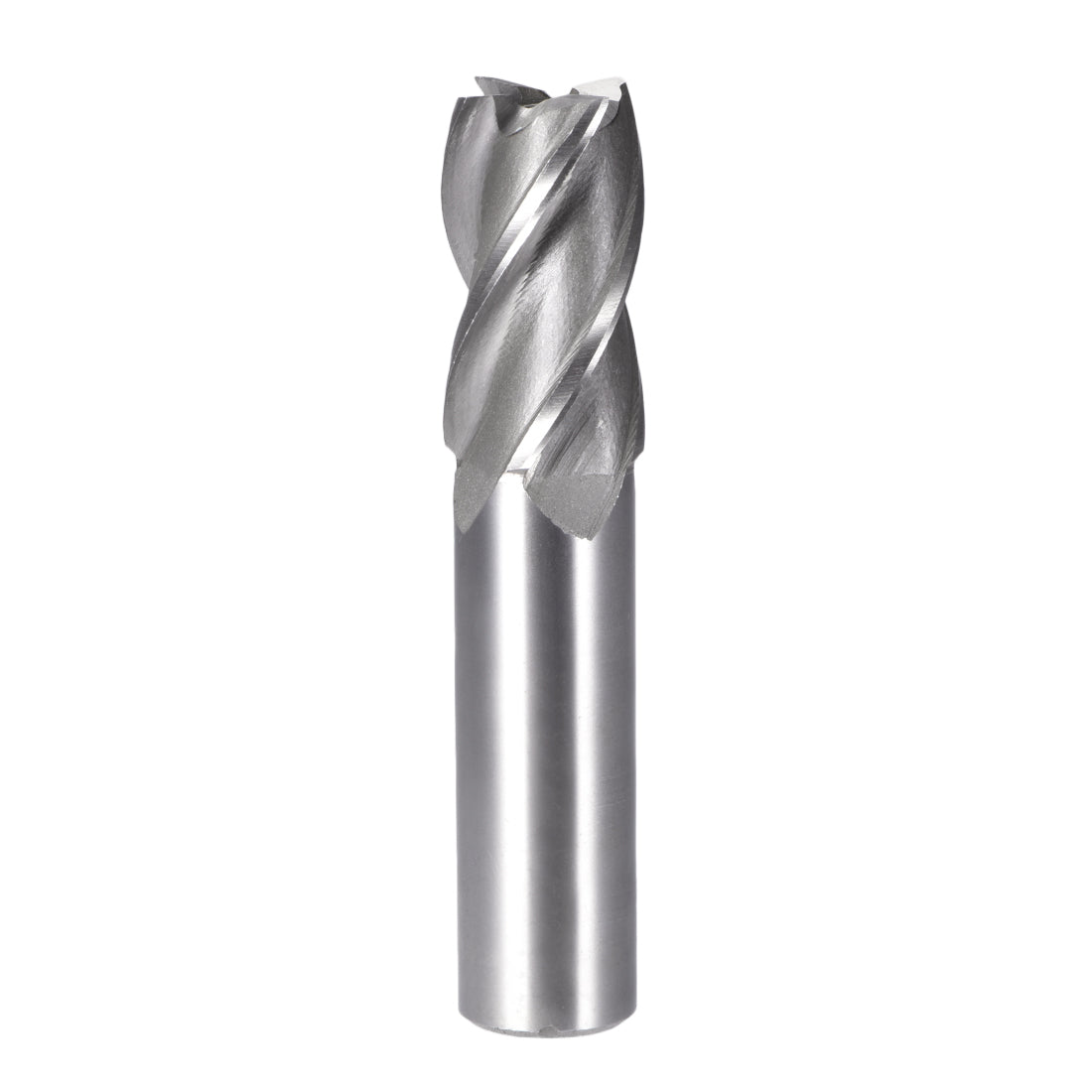 Uxcell 22mm Cutting HSSAL Spiral Drill Bit Straight End Mill Cutter 4 ...