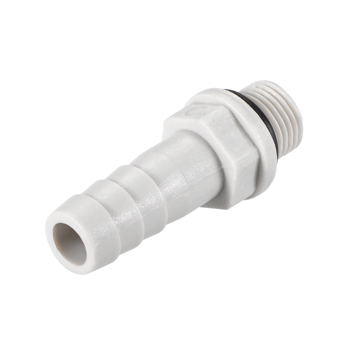 Uxcell PVC Barb Hose Fitting Connector Adapter 10mm or 25/64" Barbed x ...