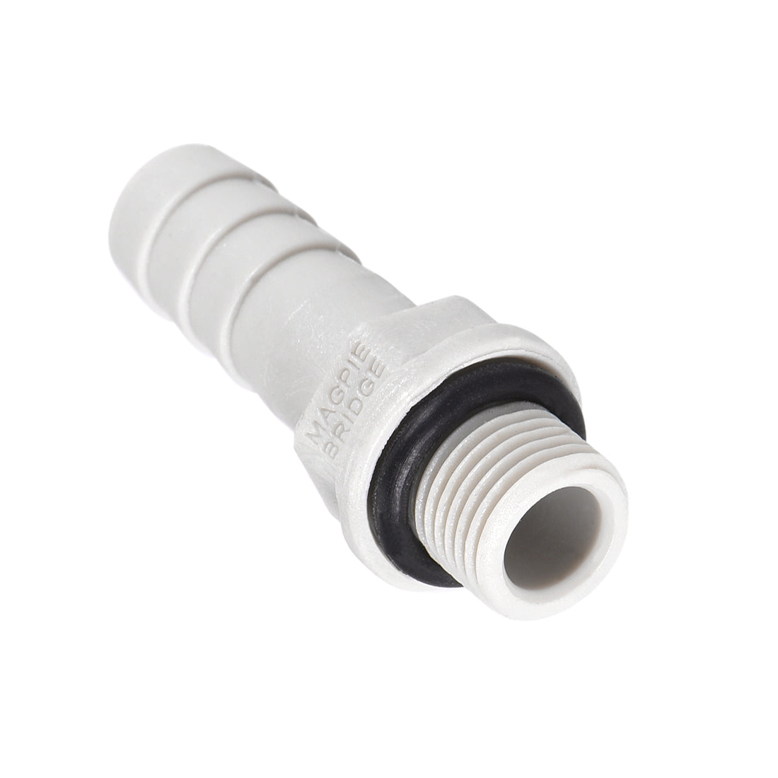 Uxcell PVC Barb Hose Fitting Connector Adapter 10mm or 25/64" Barbed x ...