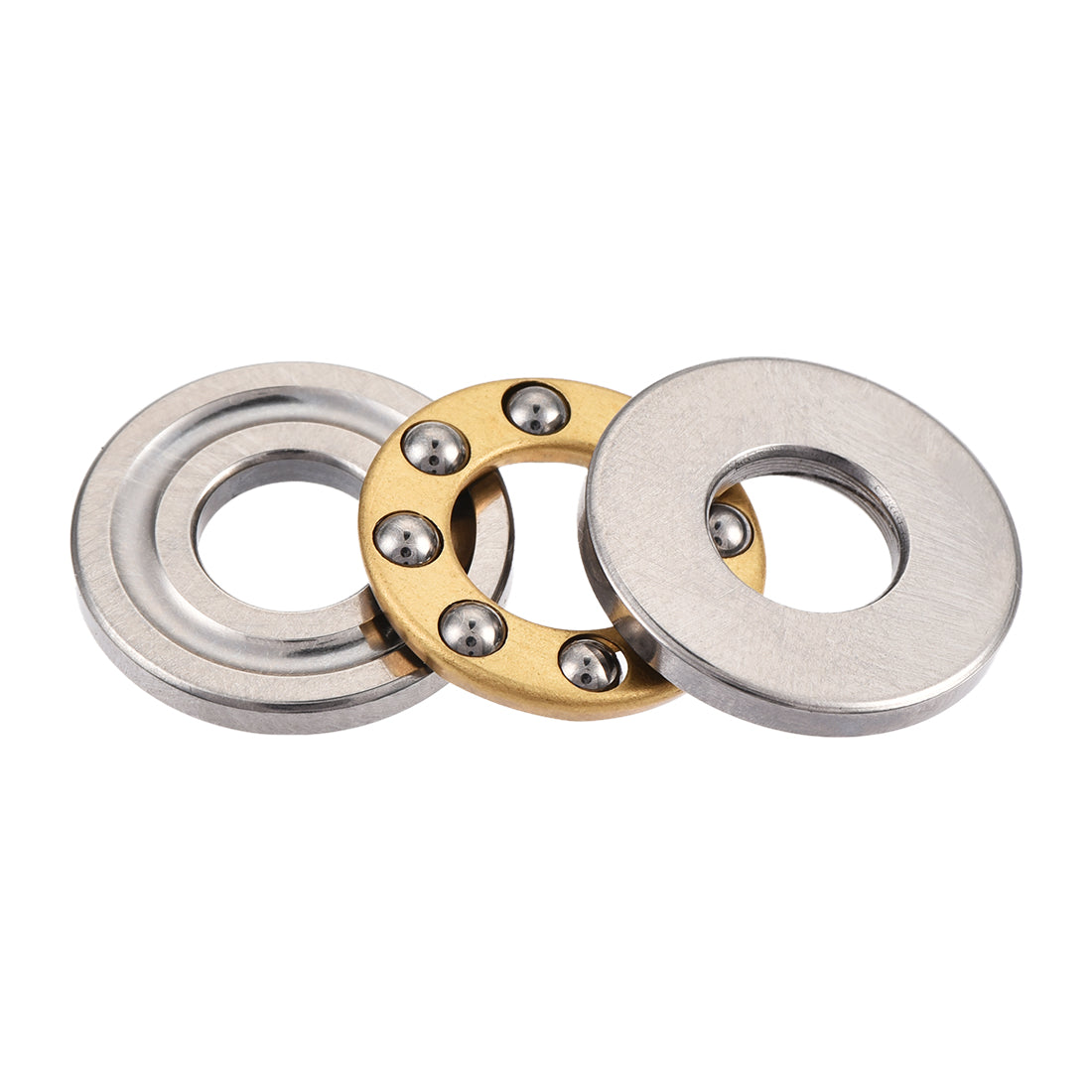 Uxcell F8-19M Miniature Thrust Ball Bearings 8x19x7.2mm Chrome Steel ...