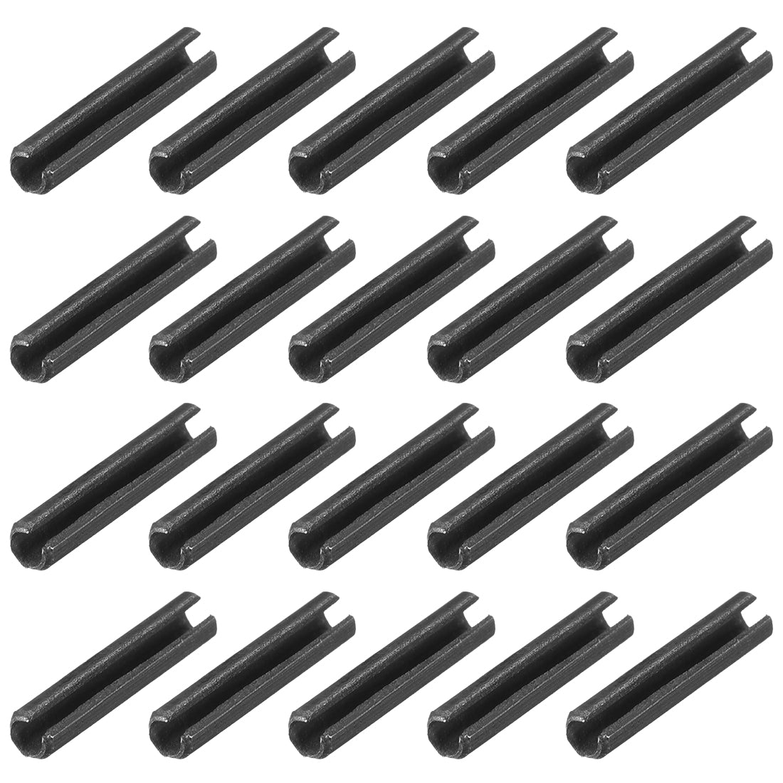 Uxcell 1.7mm x 8mm Dowel Pin Carbon Steel Split Spring Roll Shelf ...