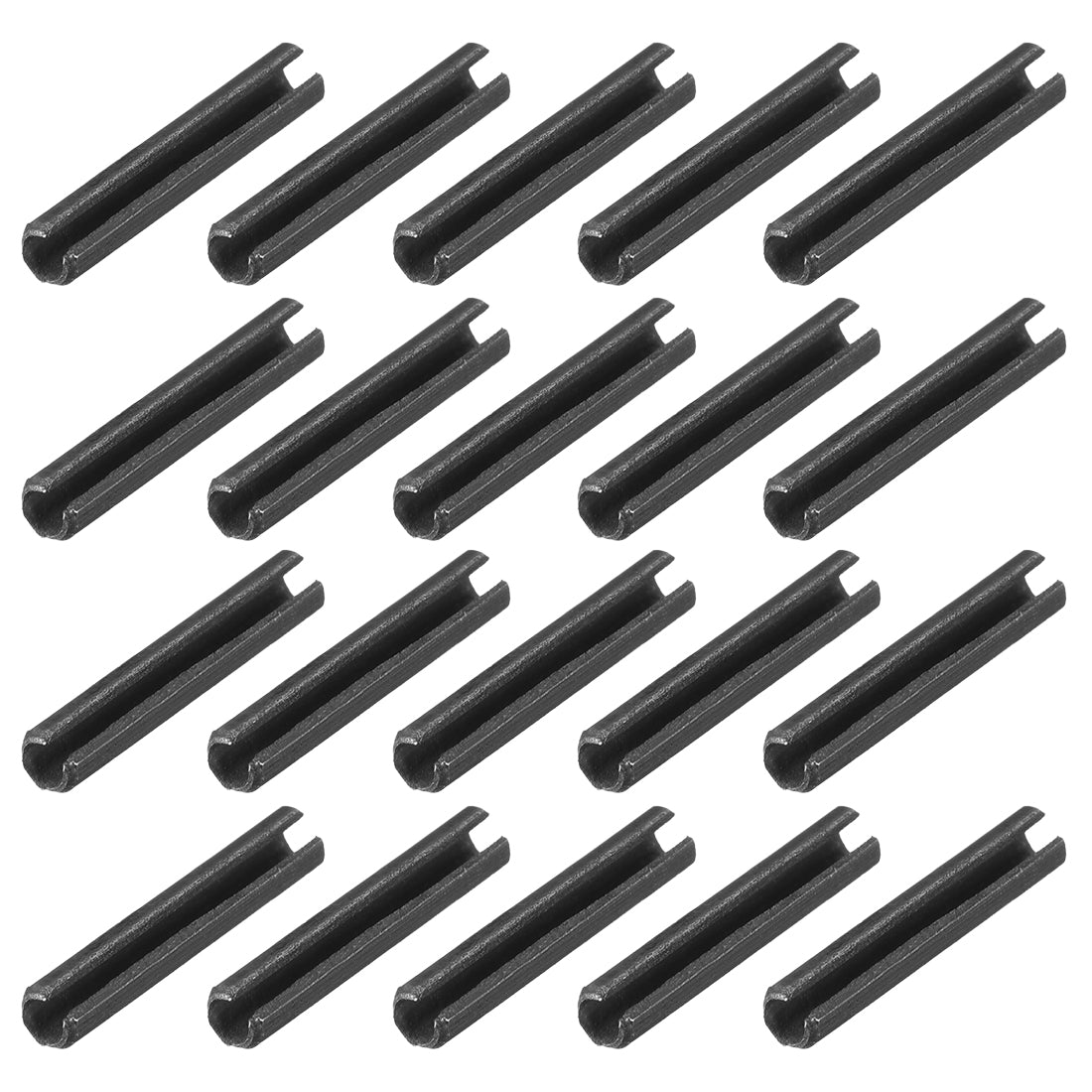 Uxcell 1.7mm x 10mm Dowel Pin Carbon Steel Split Spring Roll Shelf ...