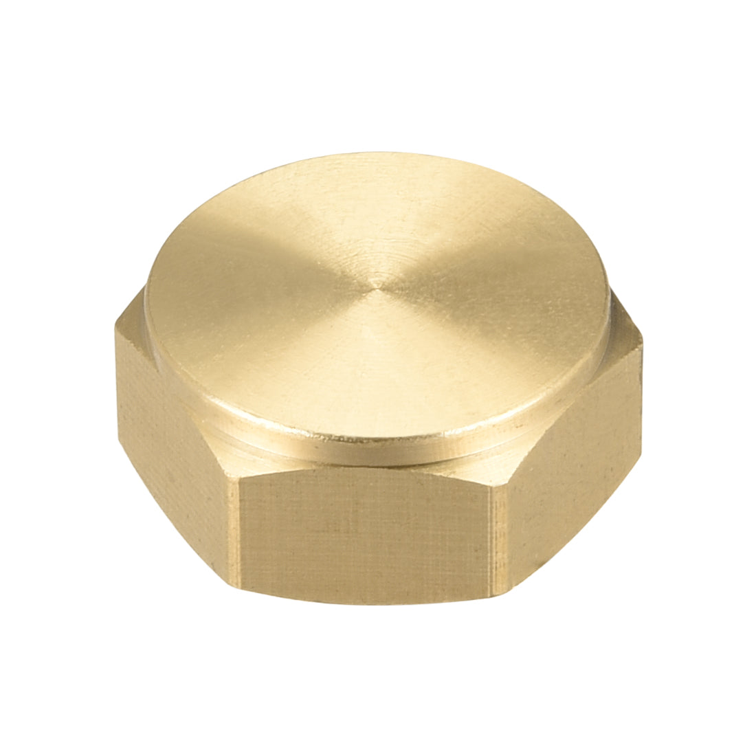 Uxcell Brass Female Pipe Fitting Valve Cap M26x1.5 Hex Head End Plug ...