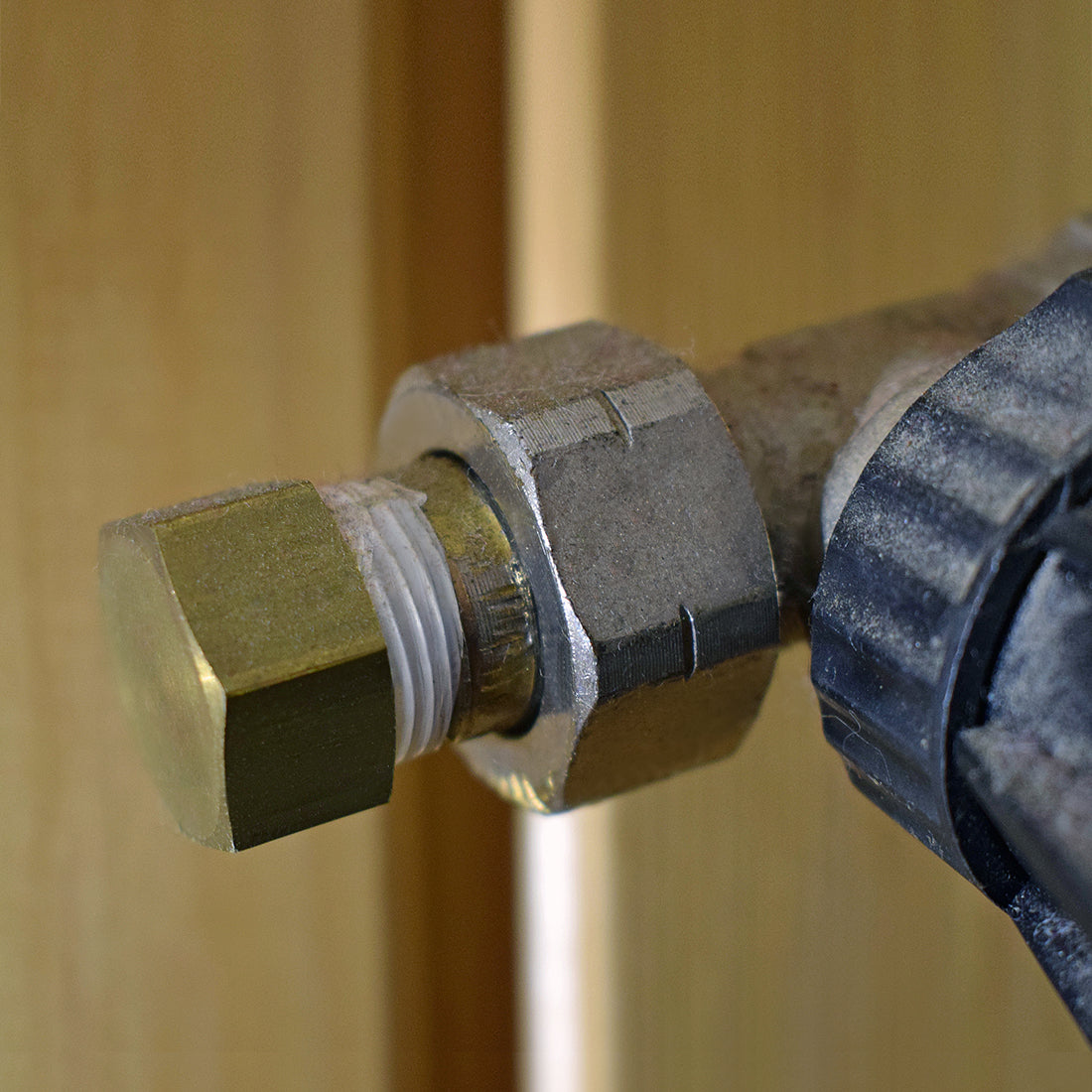 Uxcell Brass Female Pipe Fitting Valve Cap M26x1.5 Hex Head End Plug ...