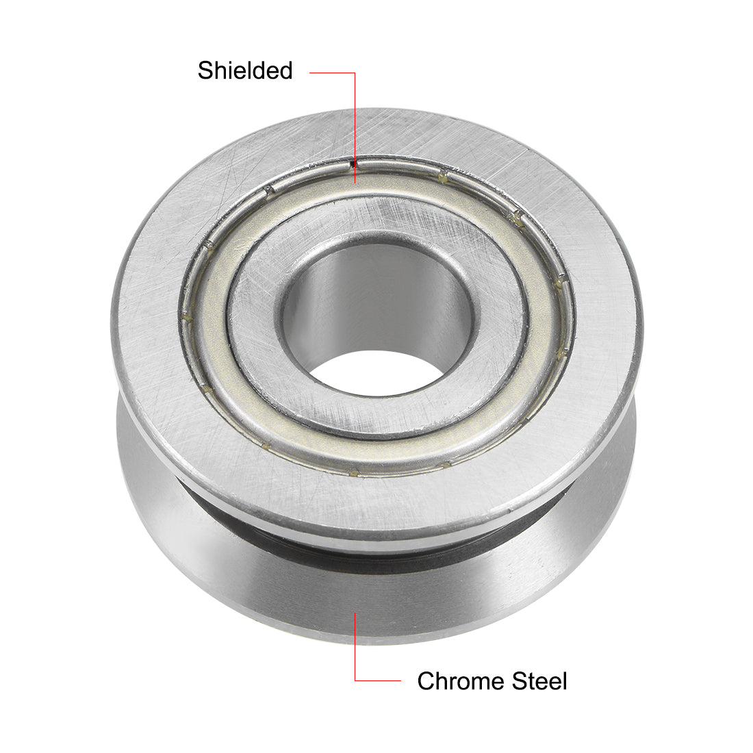 V-Groove Ball Bearing Guide Pulley Bearings | Harfington