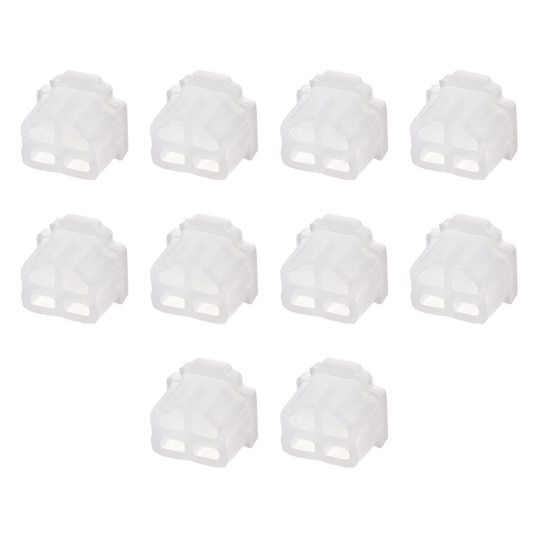 Silicone Telephone Modular Port RJ11 Anti-Dust Stopper Cap Cover Clear ...