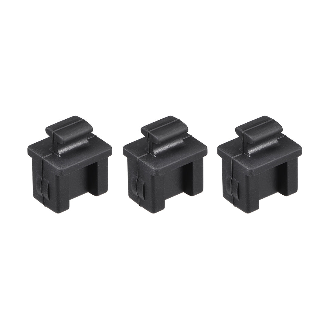 Uxcell Silicone SFP Anti-Dust Stopper Cap Cover Black 10pcs | Harfington
