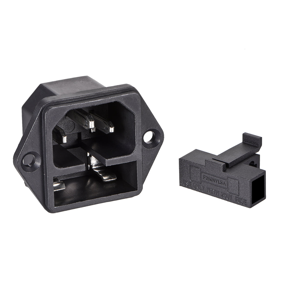 Panel Mount Plug Adapter IEC Inlet Module Socket | Harfington