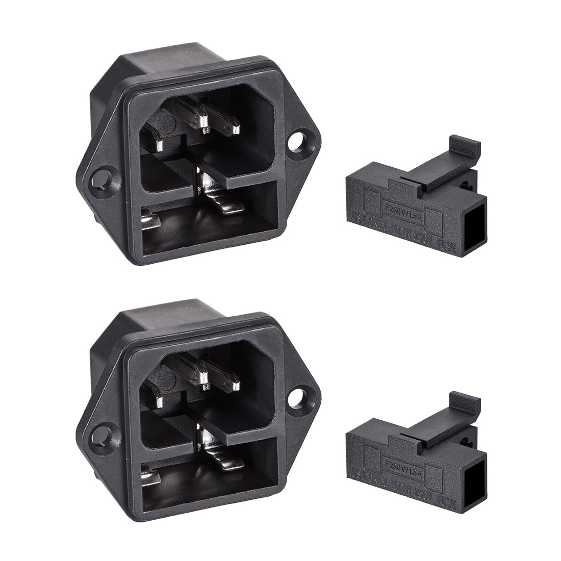 Panel Mount Plug Adapter IEC Inlet Module Power Connector | Harfington