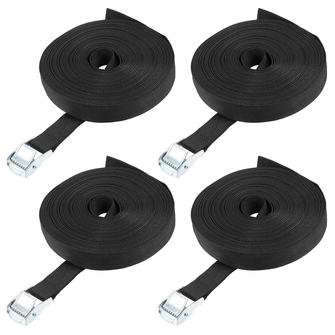 Uxcell 12M x 25mm Lashing Strap Cargo Tie Down Straps Buckle Up to 80Kg ...