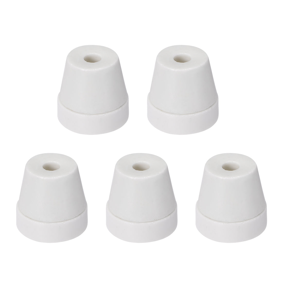 Uxcell 6.3mm Dia Ceramic Tapered Insulators Beads Alumina Porcelain ...