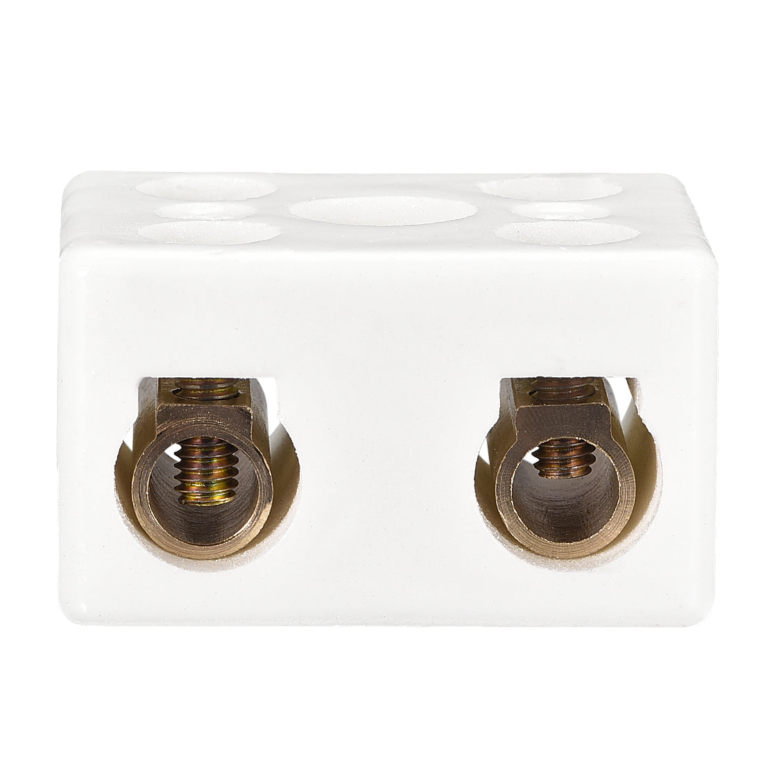Uxcell 2 Way Ceramics Terminal Blocks High Temp Porcelain Ceramic ...