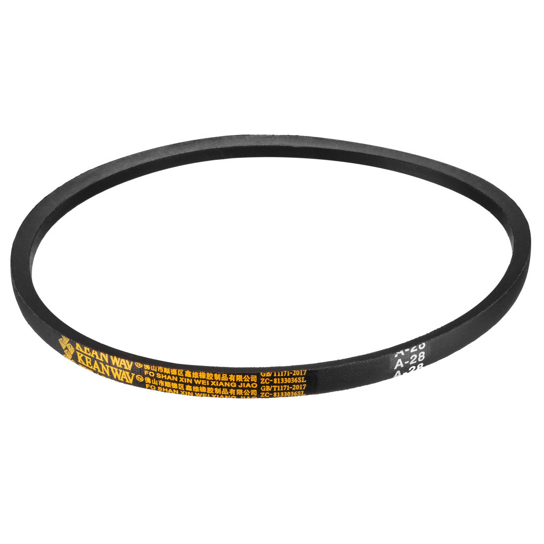 Uxcell A-28 Drive V-Belt 28-inch Inner Length Industrial Rubber ...