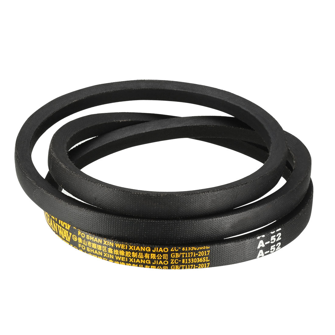Uxcell A-52 Drive V-Belt 52-inch Inner Length Industrial Rubber ...