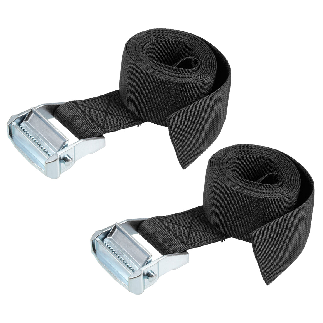 Uxcell 2.5M x 5cm Lashing Strap Cargo Tie Down Straps w Cam Lock Buckle ...
