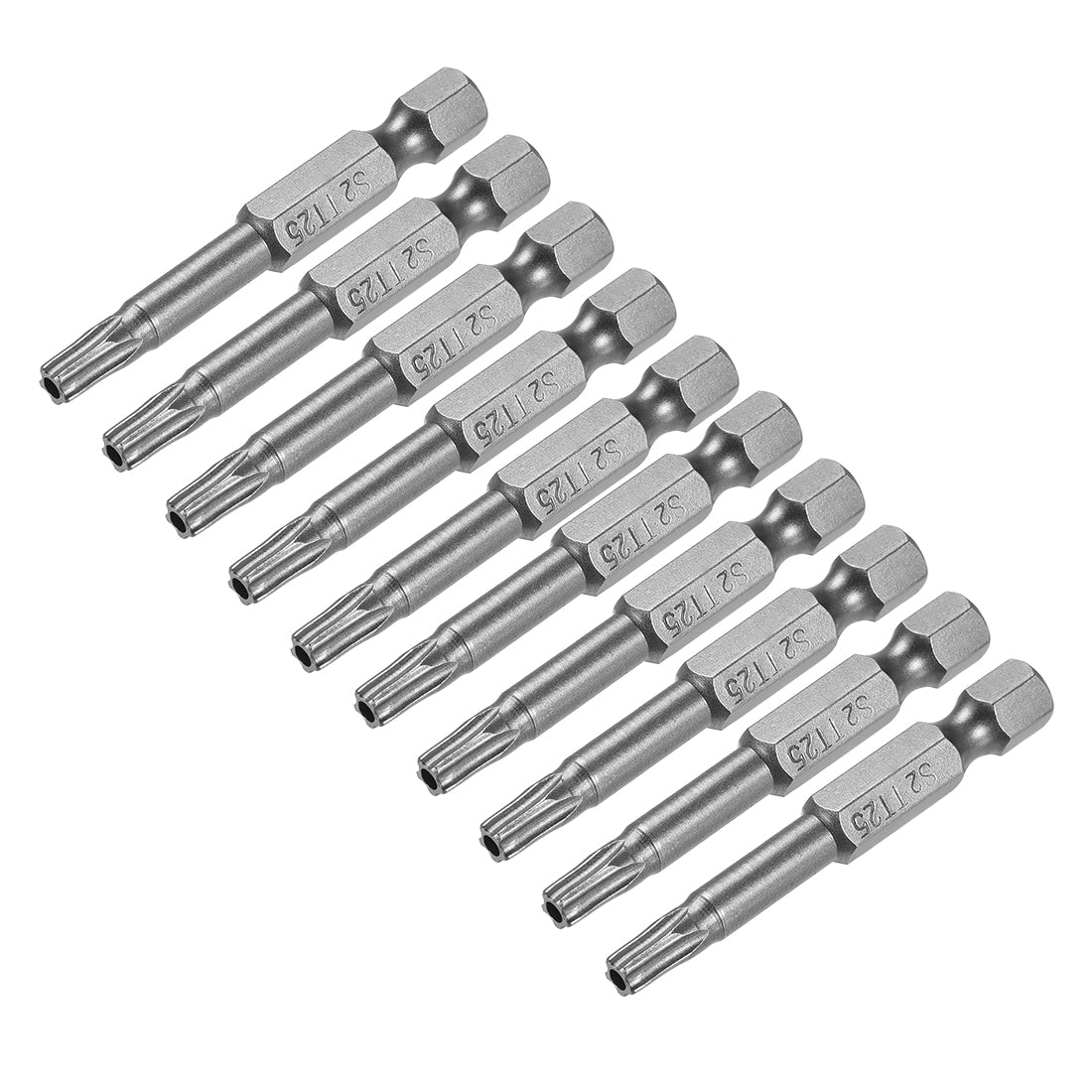 Uxcell 50mm Long 1/4inch Hex Shank T25 Torx Security Star Screwdriver ...