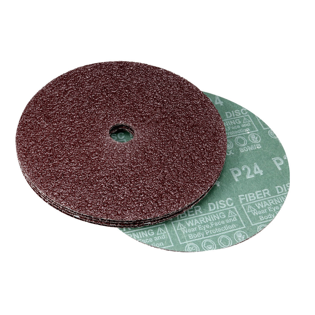 Uxcell Aluminum Oxide Resin Fiber Discs, Center Hole Sanding Grinding ...
