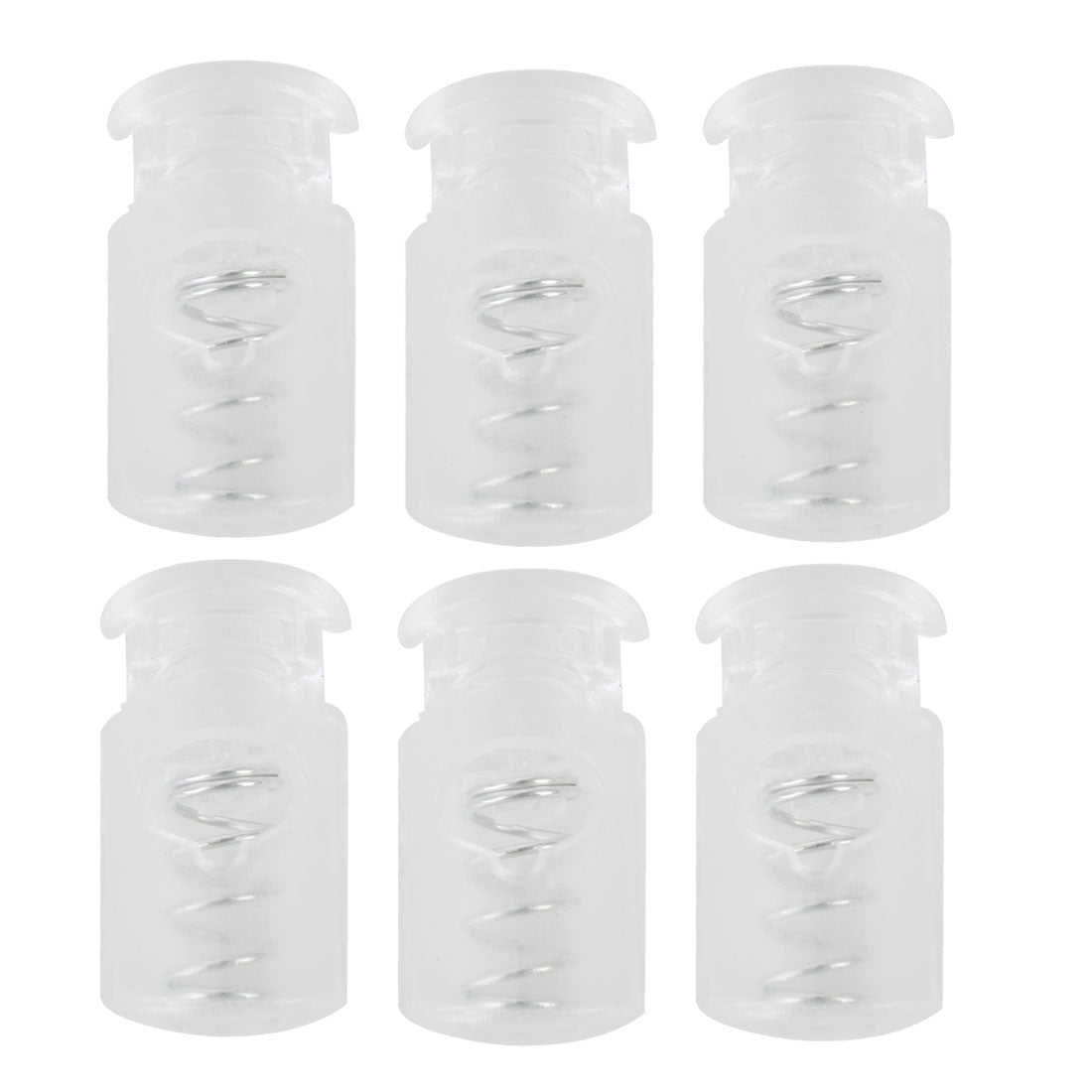 Uxcell 6pcs Plastic Cord Locks Stoppers Spring Toggle Fastener Slider ...