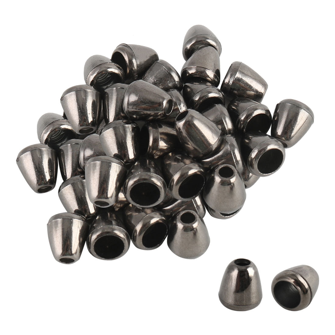Uxcell 30pcs Plastic Bell Ends Stopper Cord Rope Lace Lock Lanyard ...