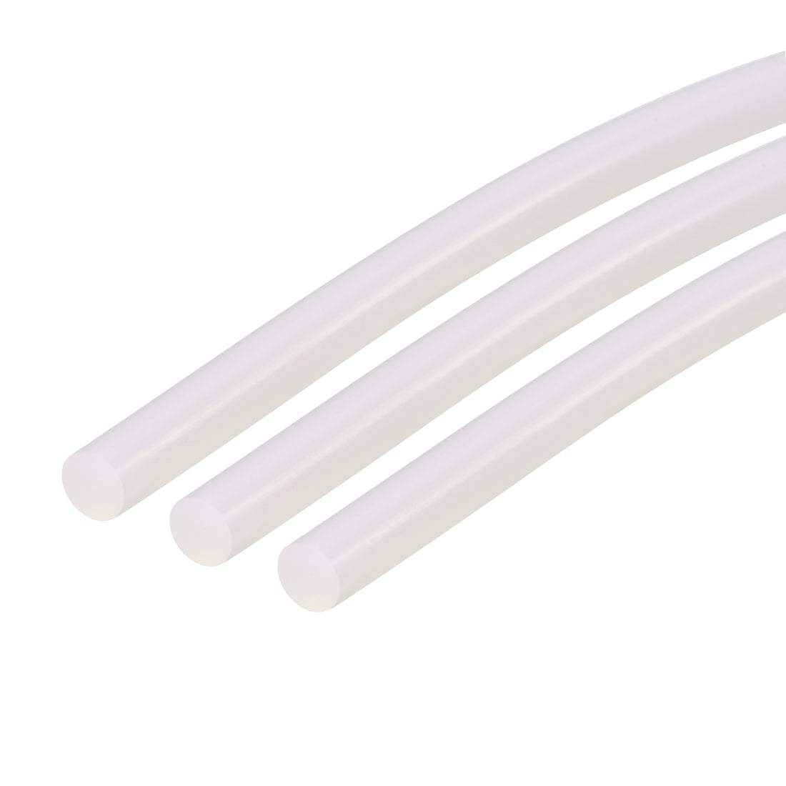 Uxcell Silicone Bending Insert, Sealing Circle Seal Rod Round Bar - 39 ...