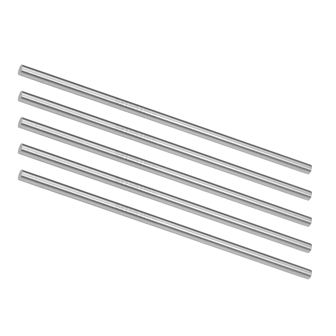 Uxcell Round Metal Rods 5mm x 150mm High Speed Steel (HSS) Lathe Bar ...