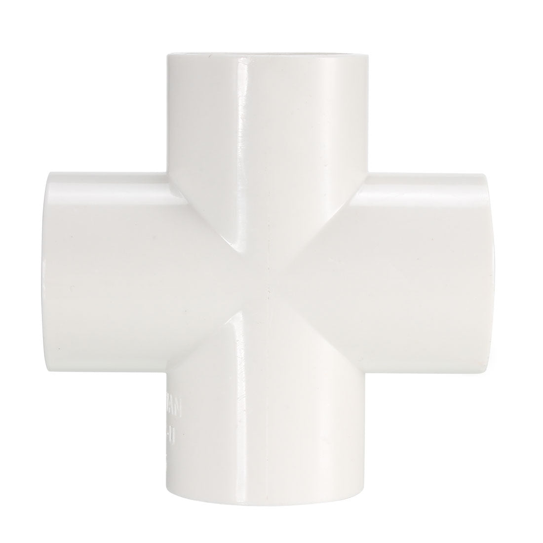 Uxcell PVC Pipe Fitting, 4 Way Cross, 25mm Socket, PVC Furniture ...