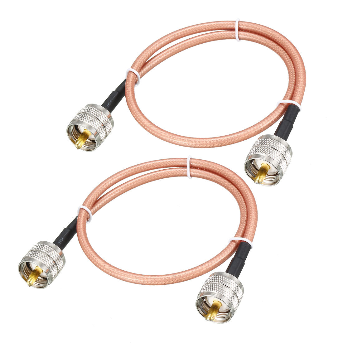Uxcell Low Loss RF Coaxial Cable Connection Coax Wire RG-142, PL-259 ...