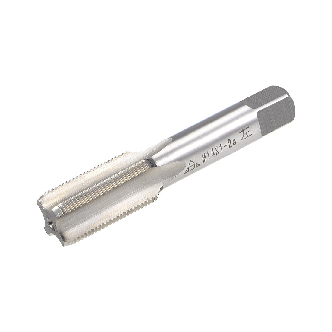 Uxcell Metric Machine Tap Left Hand M14 Thread 1 Pitch H2 4 Flutes High ...