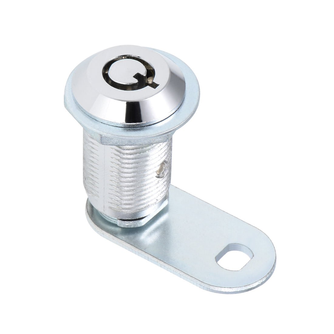 Uxcell Tubular Cam Lock 30mm Cylinder Length Chrome Finish Keyed Alike ...