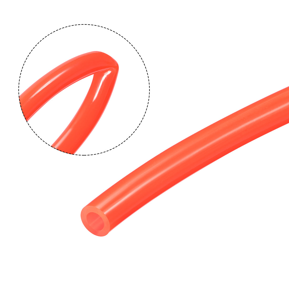 Uxcell Pneumatic Hose Tubing,4mm OD 2.5mm ID,Polyurethane PU Air Hose ...
