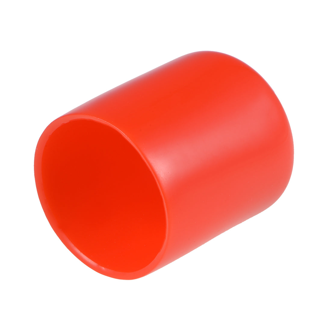 Uxcell Screw Thread Protector, 30mm ID Round End Cap Cover Red Tube ...