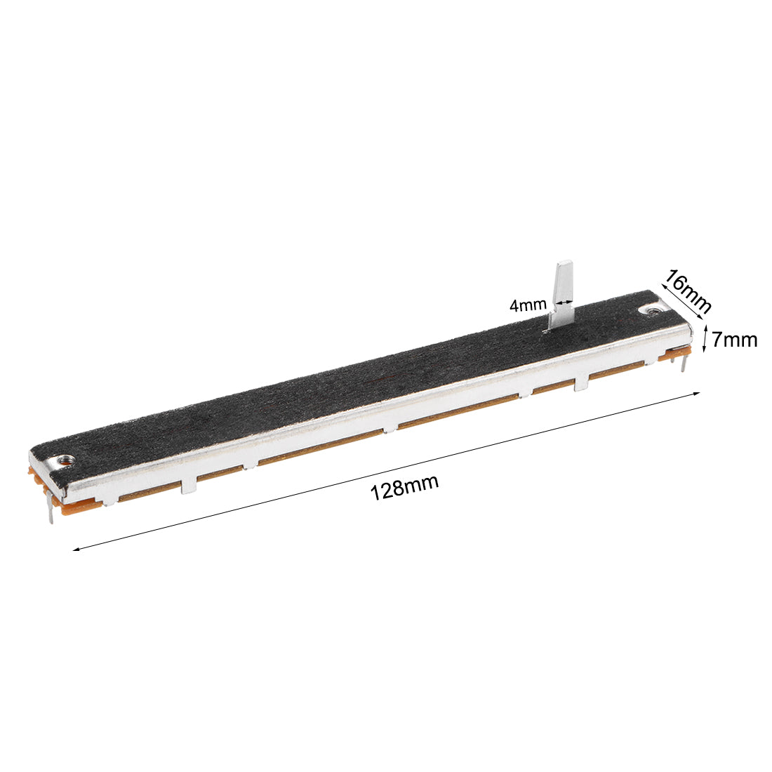 Uxcell 1pcs Fader Variable Resistors Mixer 128mm Straight Slide ...