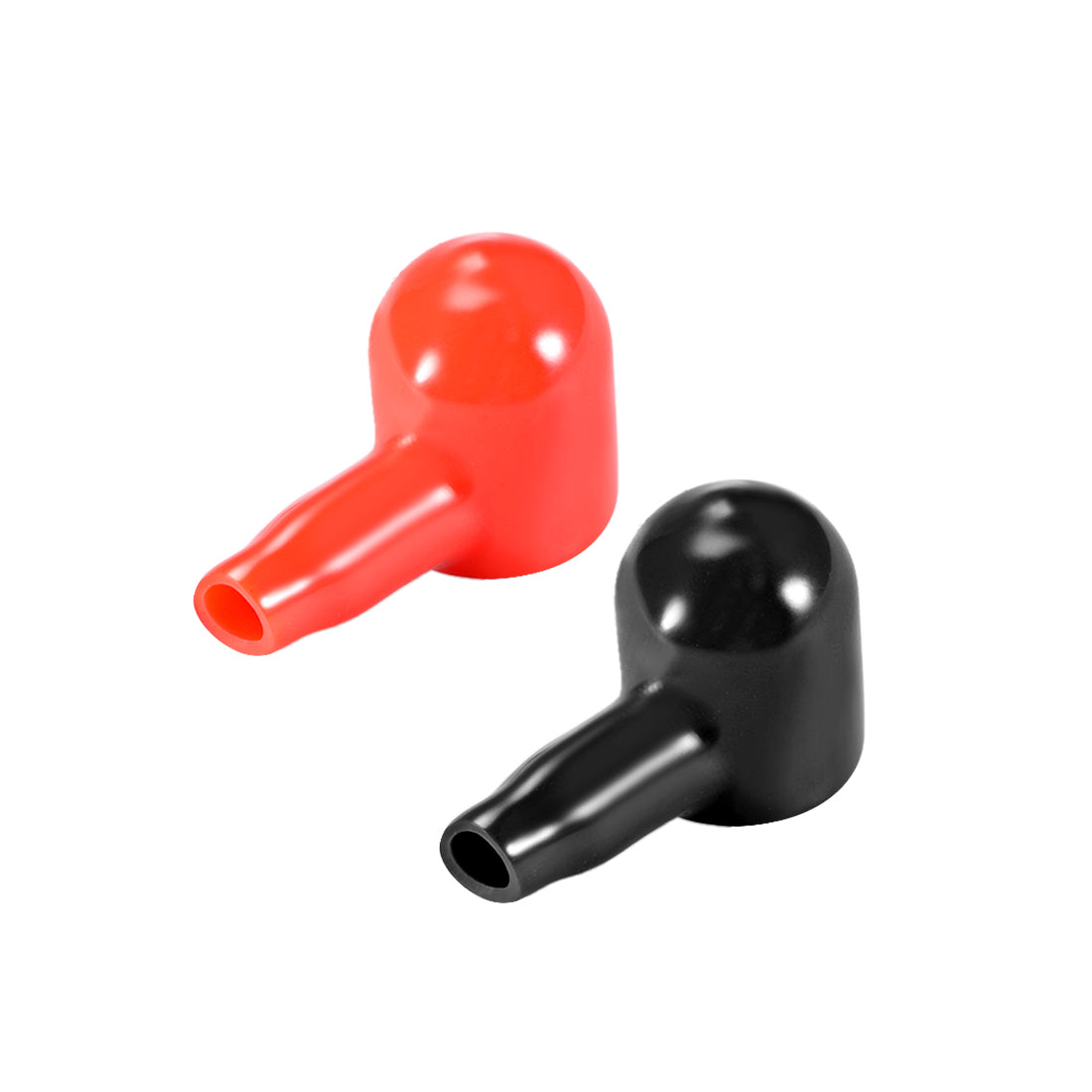 Uxcell Battery Terminal Insulating Rubber Protector Covers for 14mm ...