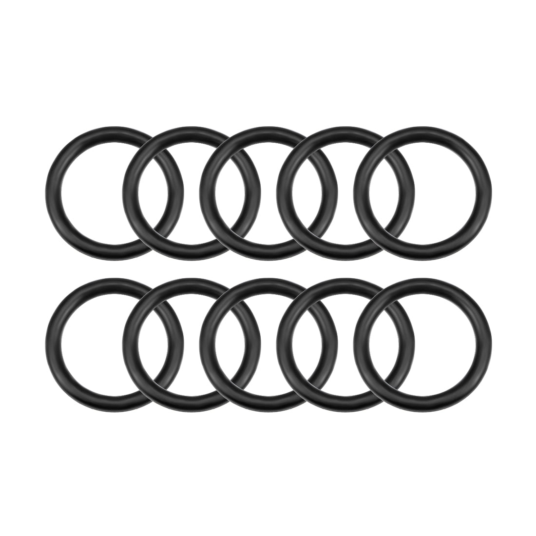 Uxcell O-Rings Nitrile Rubber 9.5mmx12.5mmx1.5mm Round Seal Gasket 10 ...