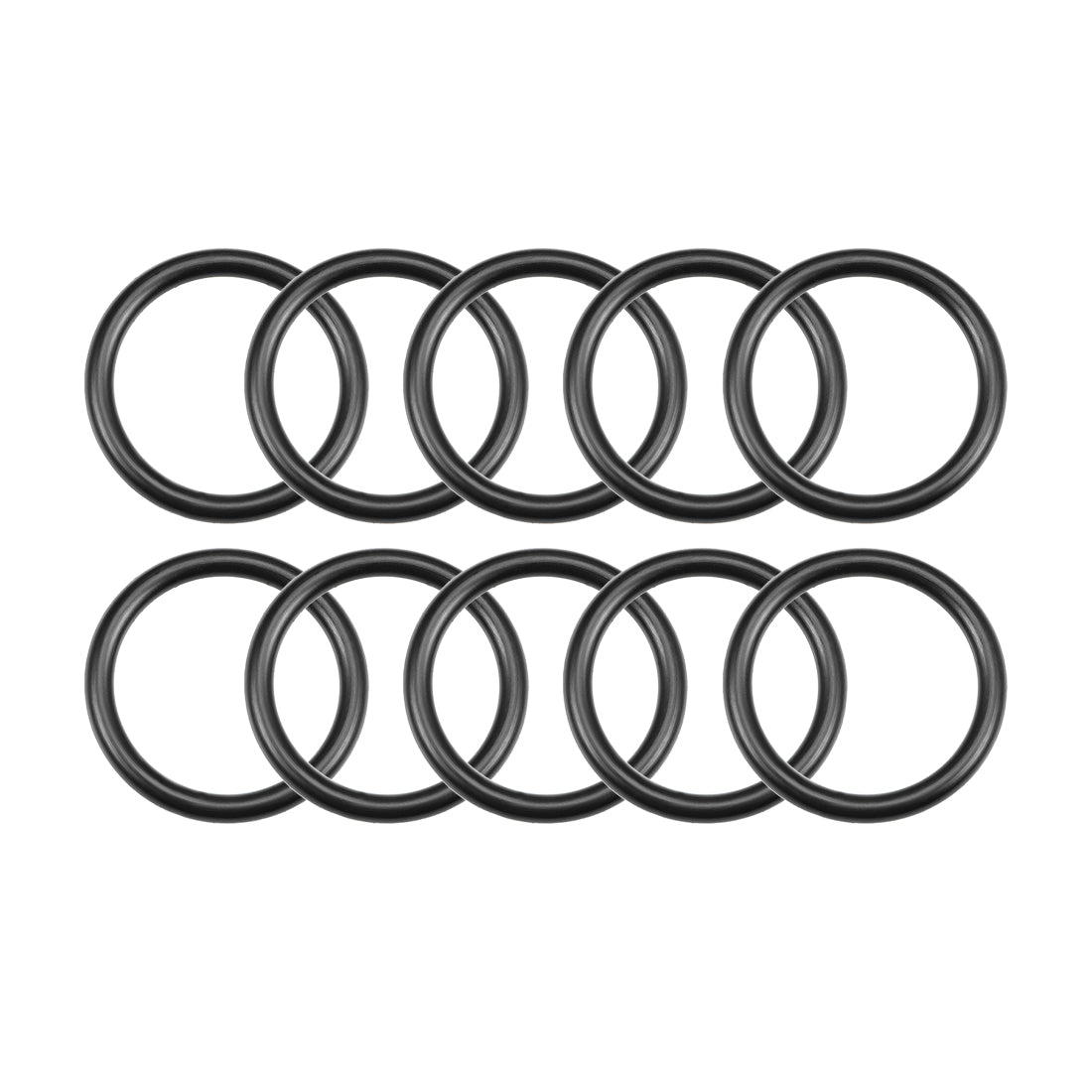 Uxcell O-Rings Nitrile Rubber 18mm Inner Diameter 23mm OD 2.5mm Width ...